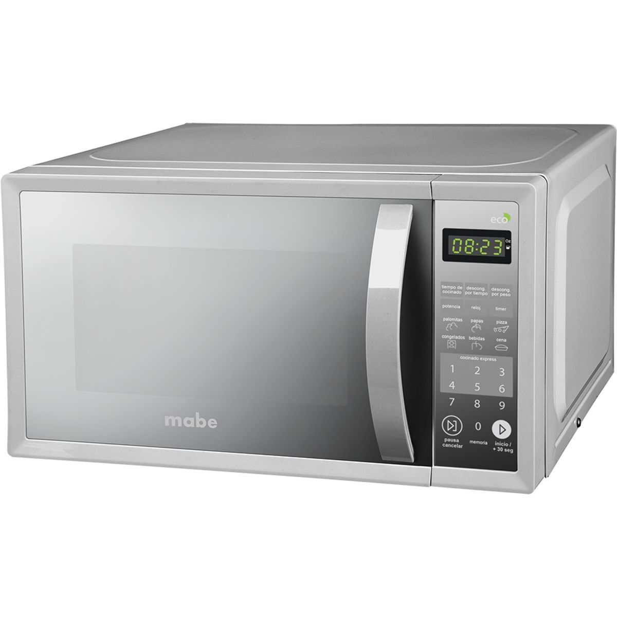 Horno de microondas 0.7 pies cúbicos (20 L) 120 V Silver Mabe ...