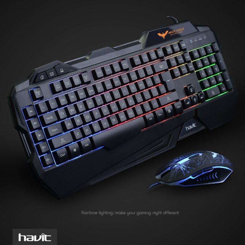 Combo Teclado Multicolor Havit HV-KB558CM - Gaba Store Costa Rica